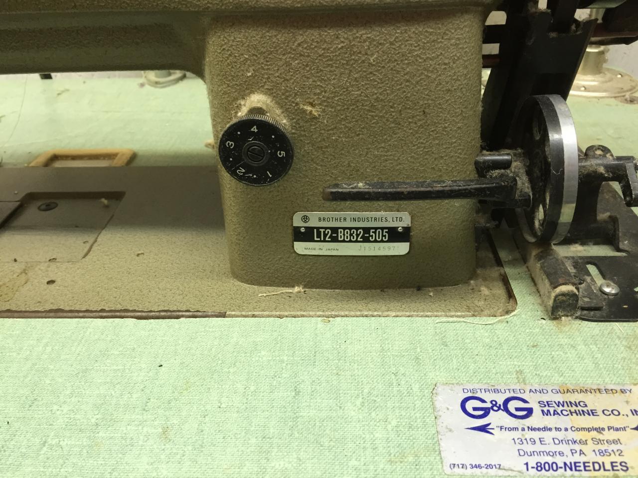Lot #34: Brother - 2 Needle LT2-B832-505 Sewing Machine - WireBids